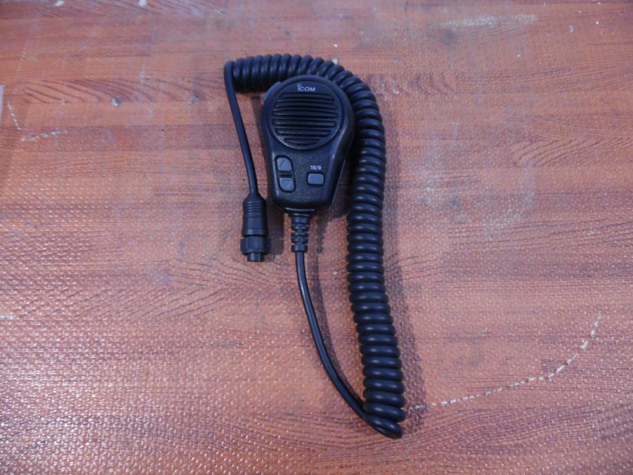 Icom HM-136B Microphone For IC-M601, IC-M602 Good Working Cond - Max ...
