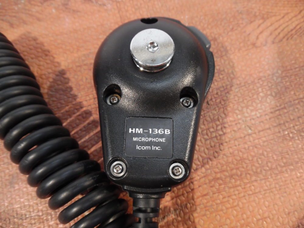 Icom HM-136B Microphone For IC-M602 - Good Working Condition - Max ...