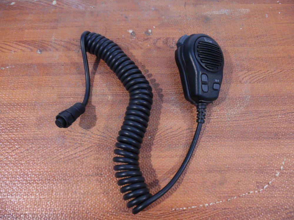 Icom HM-136B Microphone For IC-M602 - Good Working Condition - Max ...