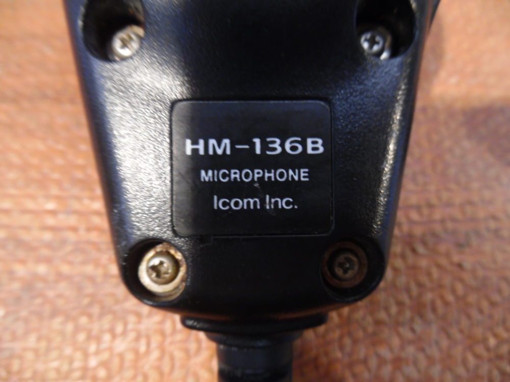 Icom HM-136B Microphone - For IC-M602 Good Working Condition - Max ...