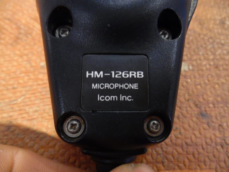 ICOM HM-126RB Microphone - Good Working Condition - Max Marine Electronics