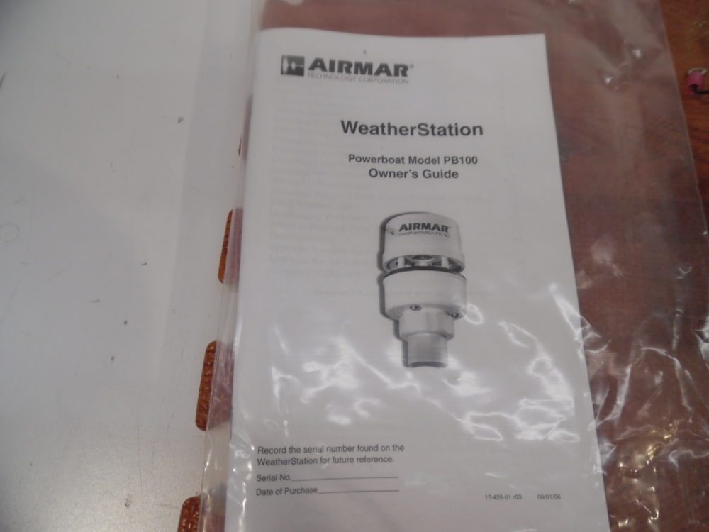 Airmar Ultrasonic Weatherstation Combiner for PB100, 150, ETC - Max ...
