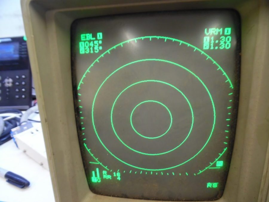 Raytheon R41 Raster Scan Radar CRT DISPLAY - M88337 - Max Marine ...