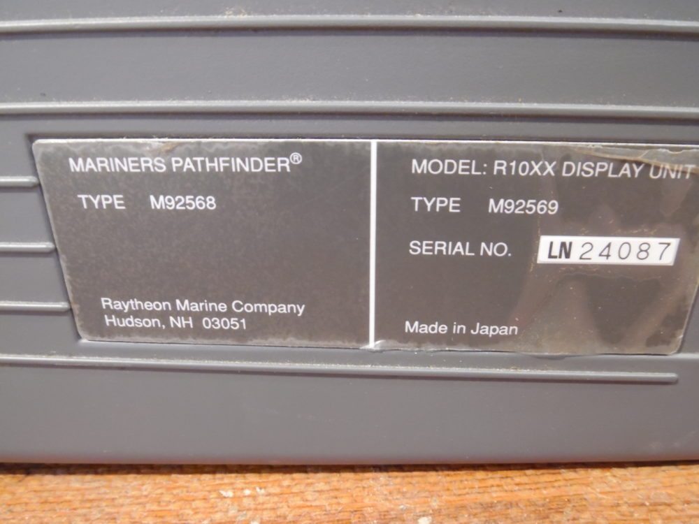 Raytheon R10xx Raster Scan Radar CRT DISPLAY Only - M92569 - Max Marine ...
