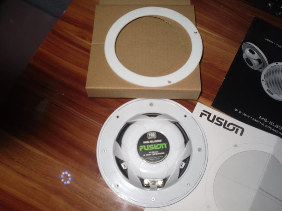 Fusion NEW Pair of 6" Marine Speakers MS-EL602 - Shallow Mount - 150w ...