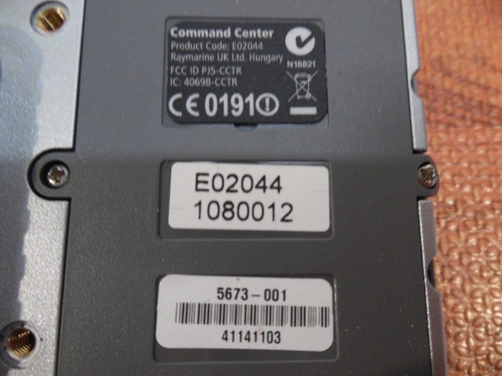 Raymarine G-Series Command Center Keyboard E02044 - Excellent Condition ...