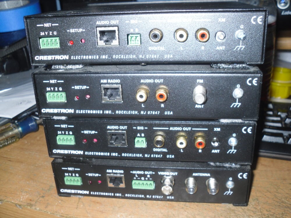 Crestron LOT OF TV XM FM Tuners - C2N-TXM TTVFM TFM - Max Marine ...
