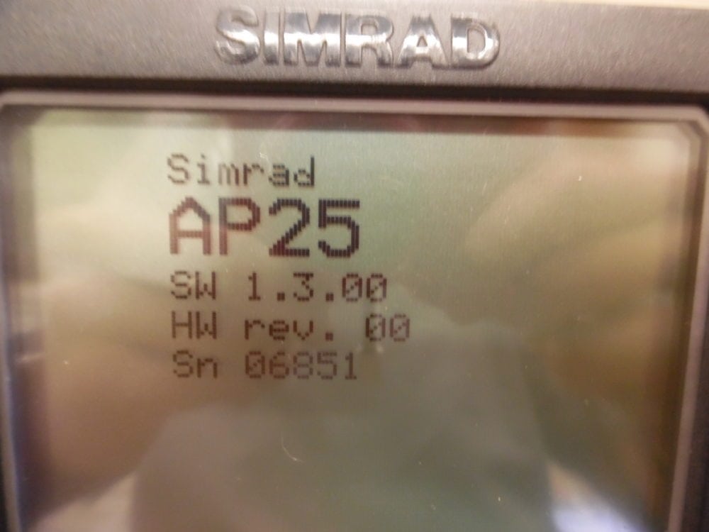 Simrad AP25 Autopilot Control Head - 22087811 Great Condition - Fully ...