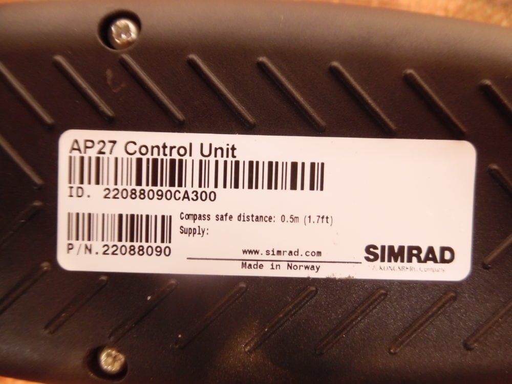 Simrad AP27 Handheld Autopilot Control Head - 22088090 - EXCELLENT ...