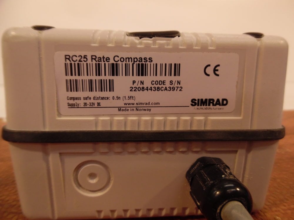 Simrad RC25 Rate Compass for AP20 AP21 AP22 etc Sub for RFC-35R WORKING ...