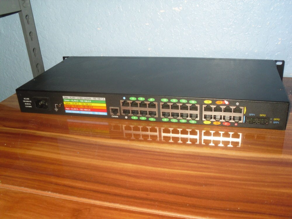 Pakedge Device & Software SW24-GBM 24-Port Gigabit AVB Managed Switch ...