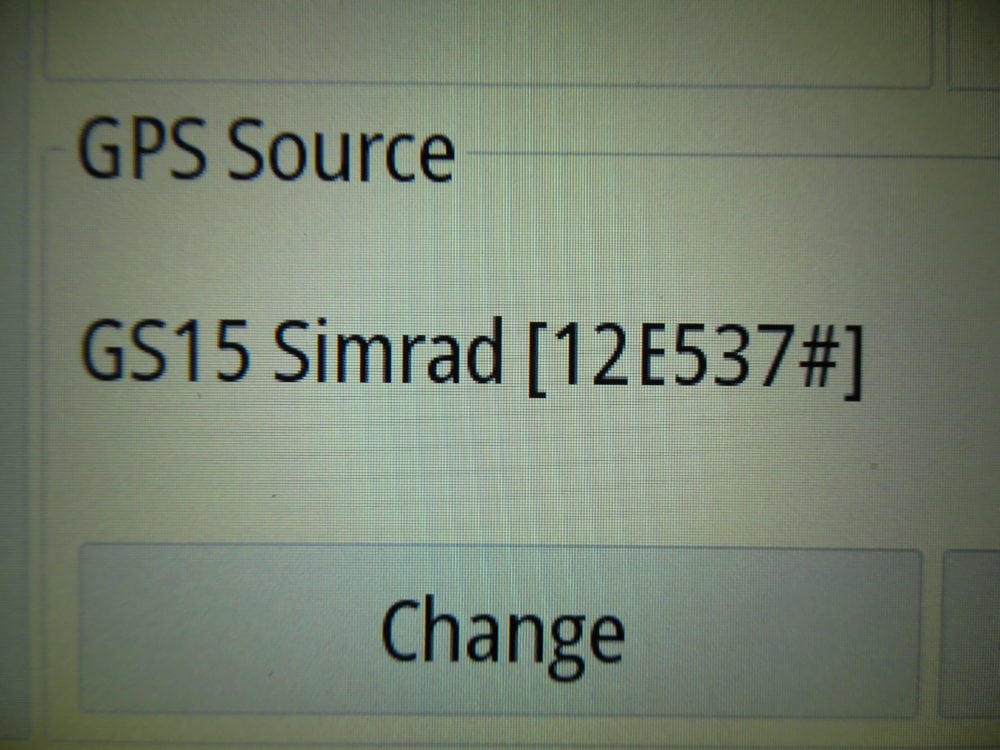 Simrad GS-15 GPS Antenna w/ Base and Simnet to NMEA2000 Cable - Good ...