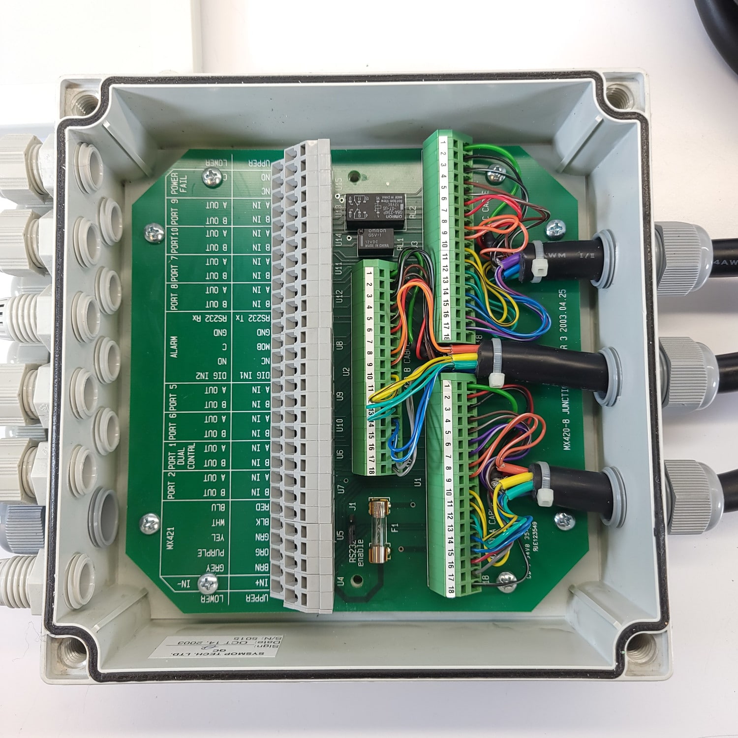 Leica MX Marine MX420/8 Junction Box - Max Marine Electronics