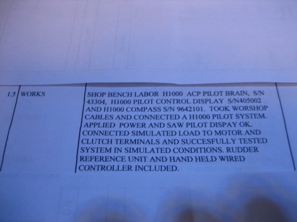 B & G B&G H1000 CSU Compass Sensor Unit w/10 Meter Fastnet Cable BENCH ...
