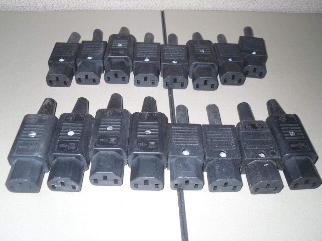 AC Plug Connectors Electrical 110V 120 Power Cable Computer Electronics ...