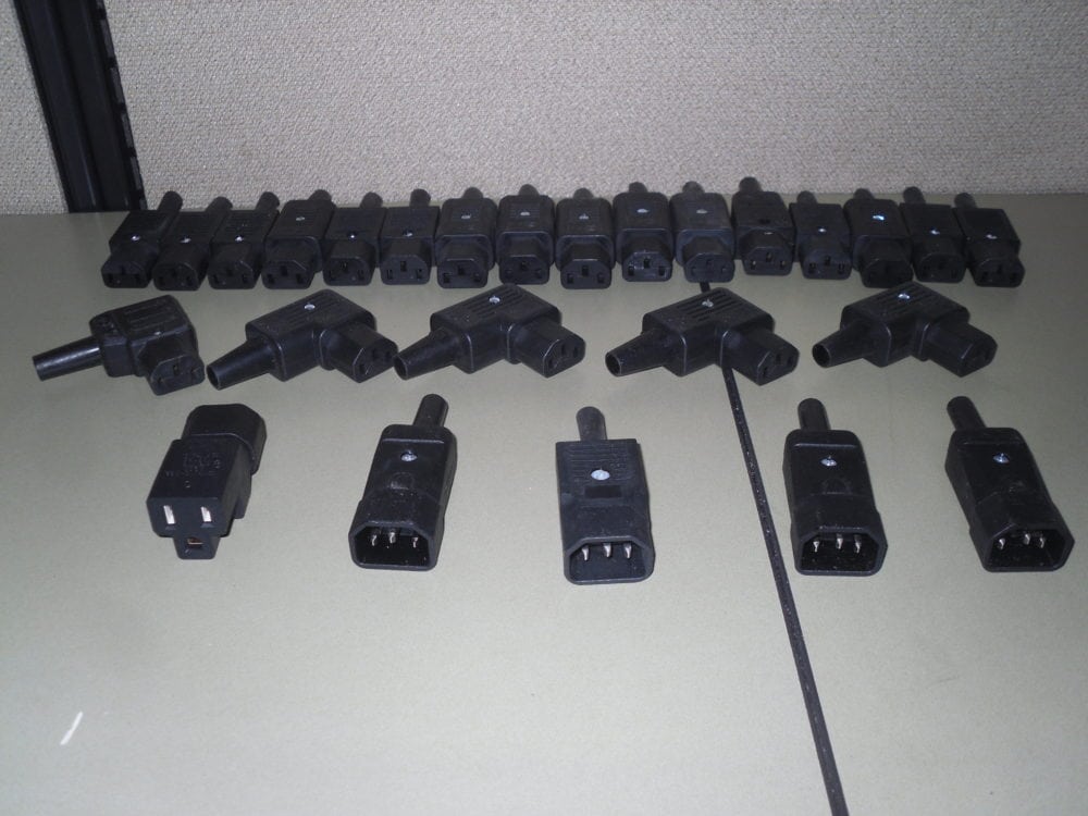 AC Plug Connectors Electrical 110V 120 Power Cable Computer Electronics ...