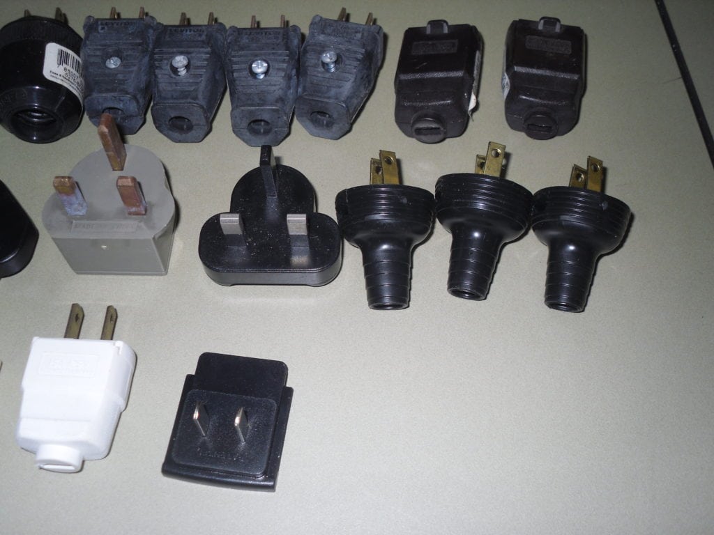 AC Plug Connector End Electrical Wall Cable - US EU 21 piece LOT - Max ...