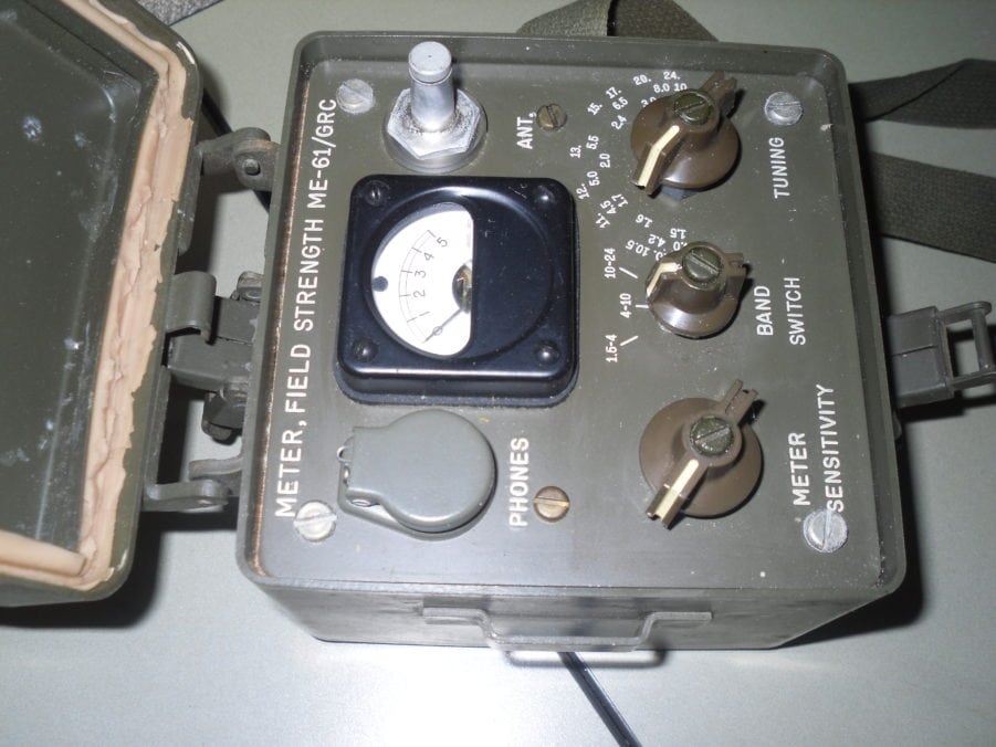 Multronics ME-61 / GRC Field Strength Meter Corps US Army Military ...
