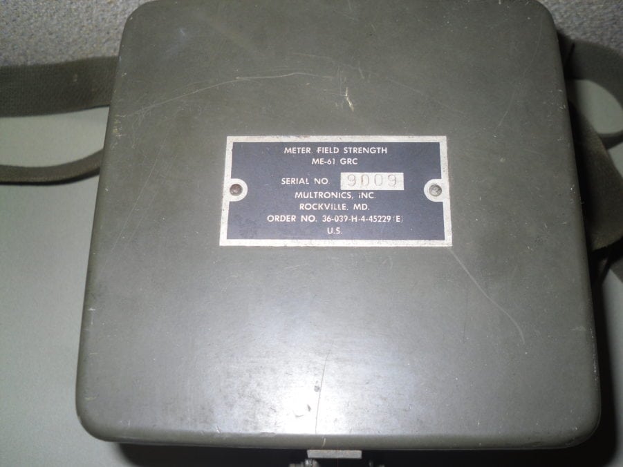 Multronics ME-61 / GRC Field Strength Meter Corps US Army Military ...