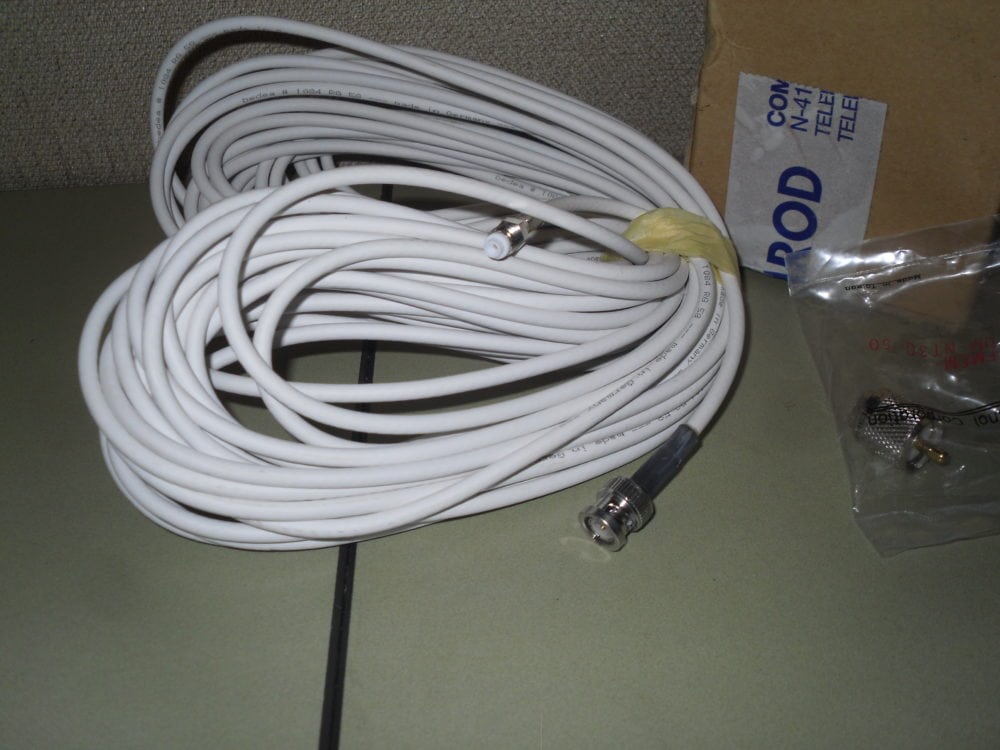 Comrod RG-58 RG58 Cable Wire 60 ft feet - 20 mtr meters BNC RF Coaxial ...