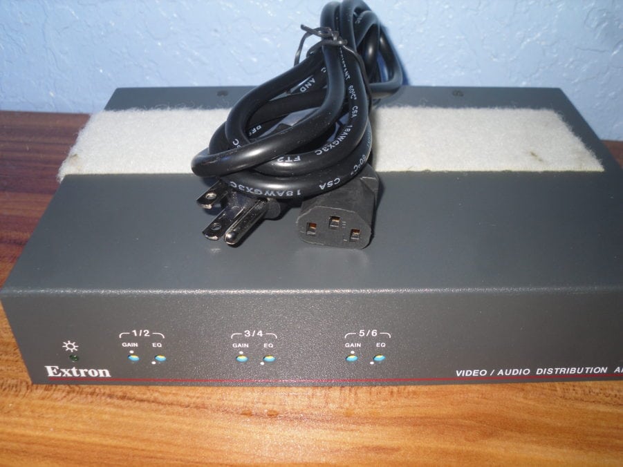 Extron DA 6V EQ Video / Audio Distribution Amplifier - Max Marine ...