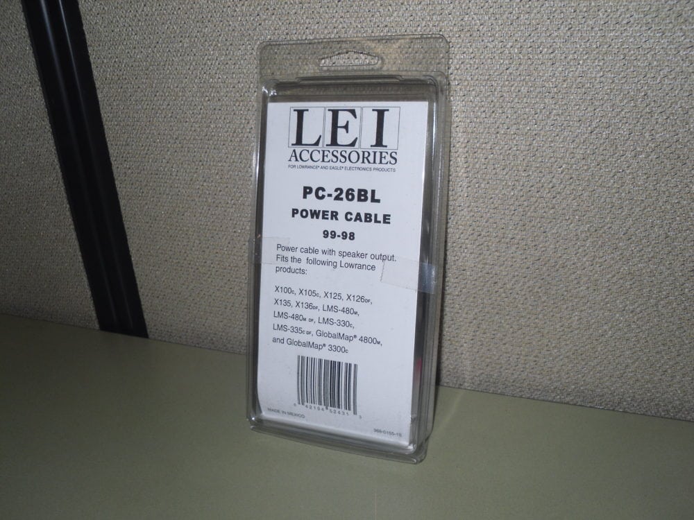 LEI Accessories PC-26BL Power Cable 99-98 Lowrance Eagle Sea - Max Marine Electronics