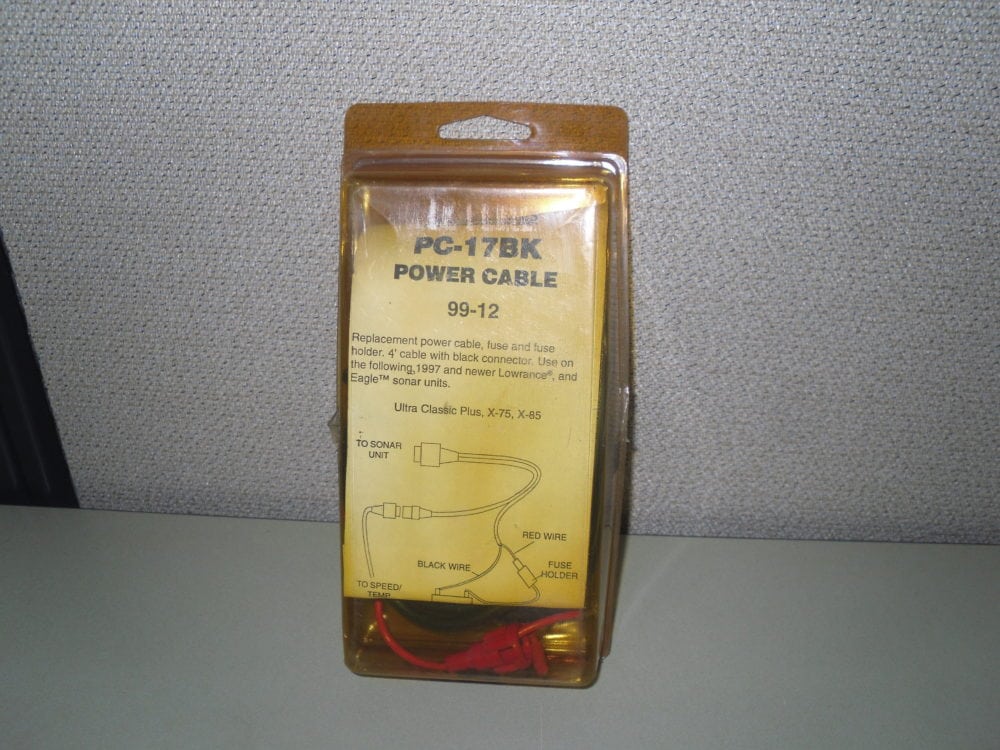 LEI PC-17BK Power Cable 99-12 Lowrance Eagle Sea Electronics - Max Marine Electronics