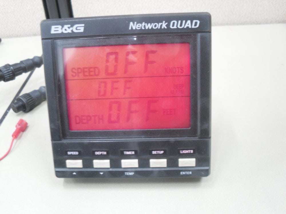 B&G Network QUAD WIND PILOT GPS PLUS 12 Instrument Display Heads - LOT ...
