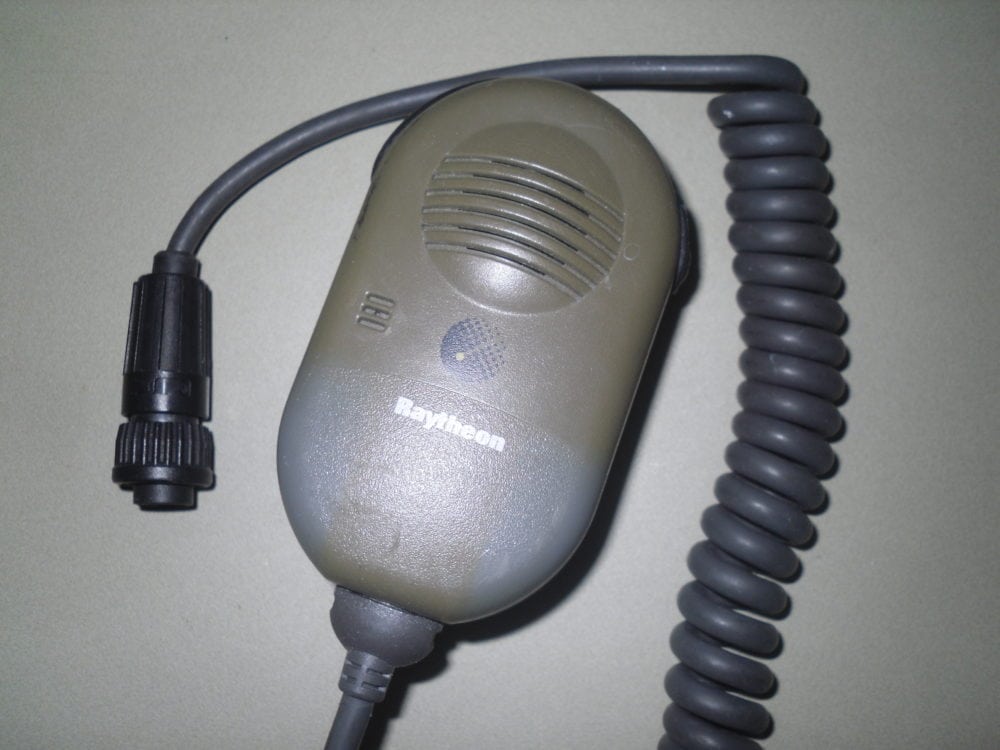 Raytheon Ray210E Ray210 Ray220E VHF Mic Microphone -Tested- Max Marine ...