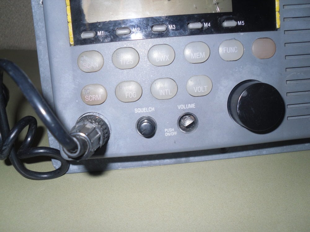 Raytheon Ray202 VHF Hailer w/ Microphone Marine Radio - Tested - Max ...