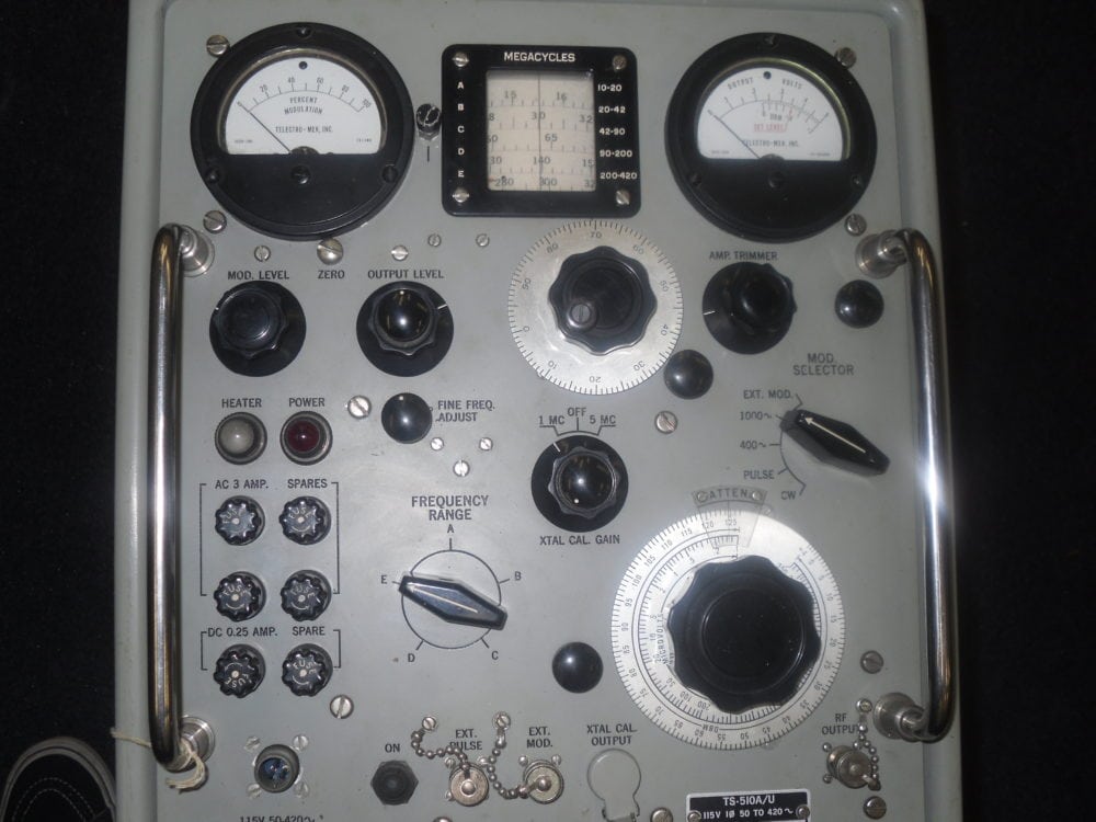 Telectro CG-409/U TS-510A/U Signal Generator US Army Corps Vintage ...