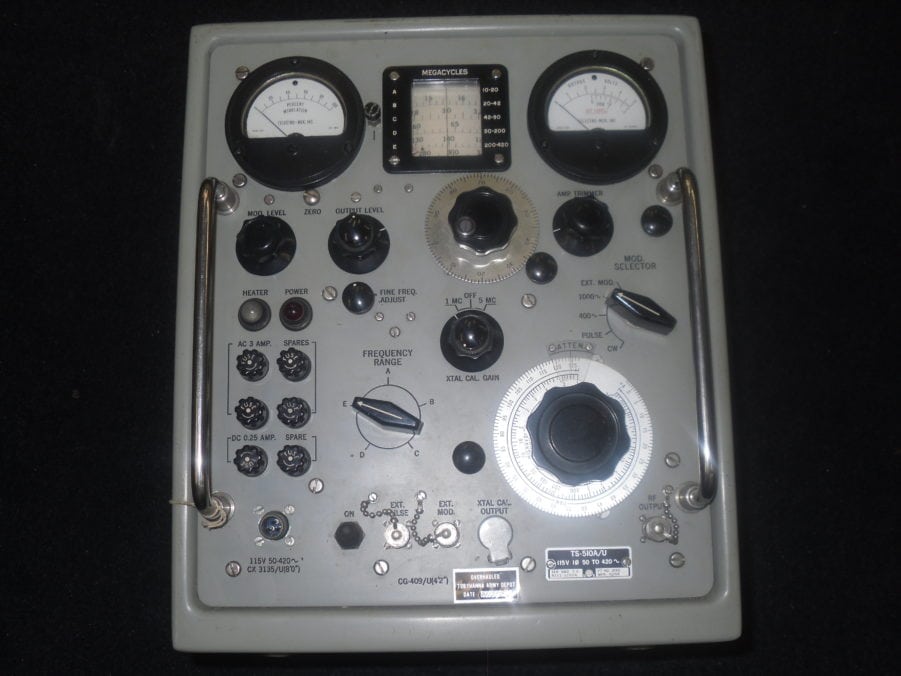 Telectro CG-409/U TS-510A/U Signal Generator US Army Corps Vintage ...
