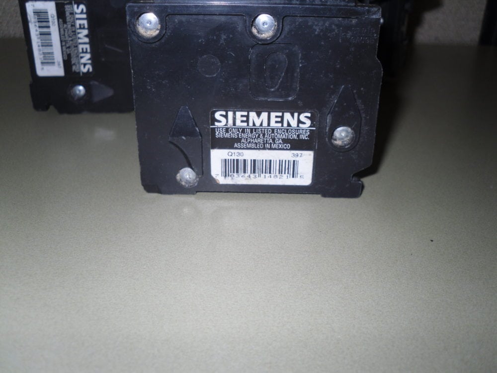 Siemens Q130 Single-Pole Type 30 Amp QP Circuit Breaker - LOT of 5 ...