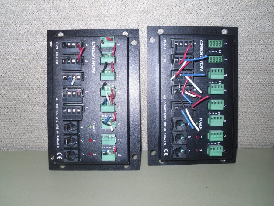 Crestron C2N-HBLOCK Cresnet Distribution Terminal Block - LOT OF 2 ...