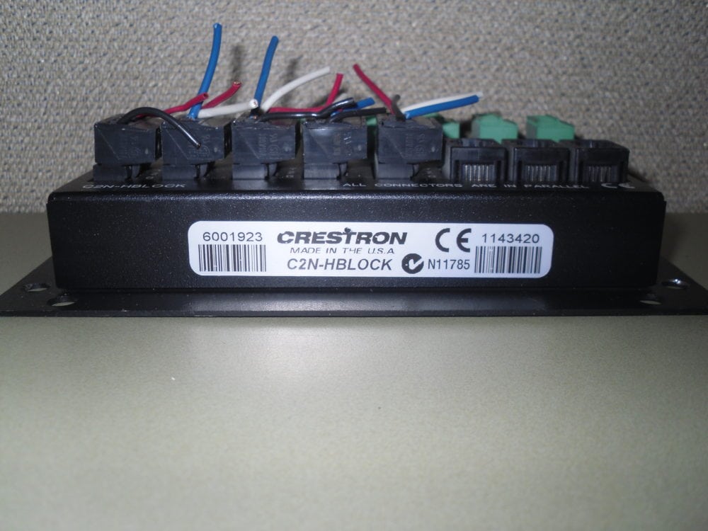 Crestron C2N-HBLOCK Cresnet Distribution Terminal Block - LOT OF 2 ...