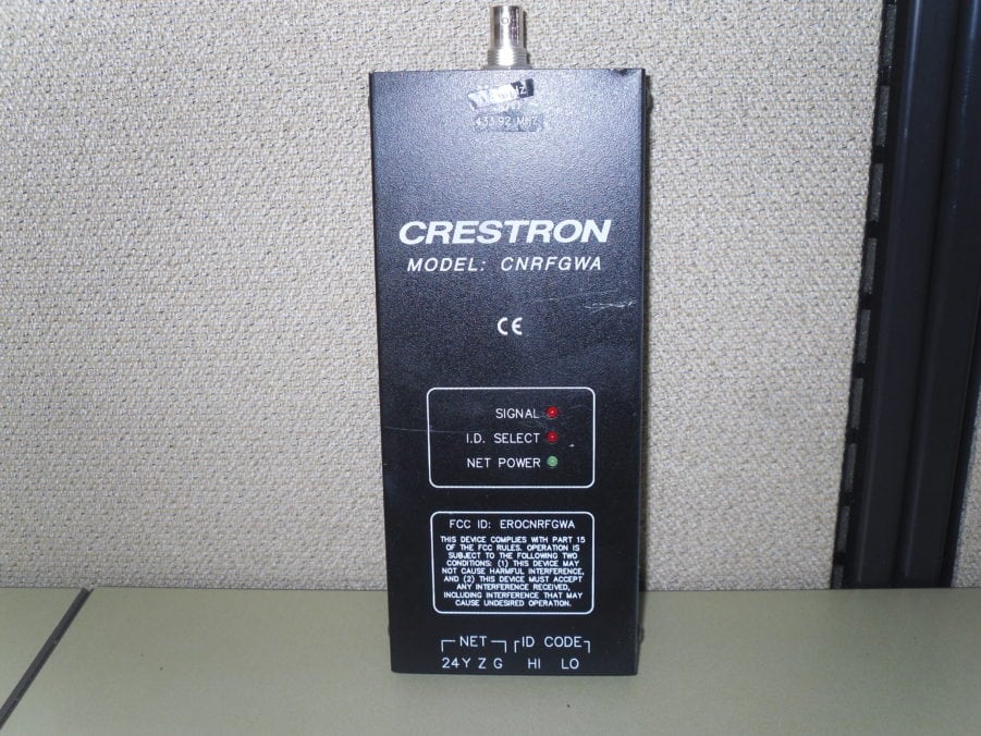 Crestron CNRFGWA 1-Way 418 MHz RF Gateway Receiver - Max Marine Electronics