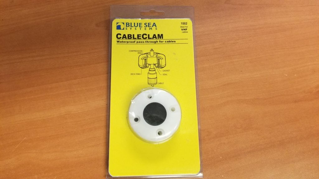 Blue Sea Systems Cable Clam 1002 - Waterproof Pass-through for Cables ...