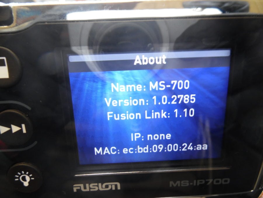 Fusion MS-IP700 Marine Stereo Head Unit - TESTED & WORKING PERFECTLY ...