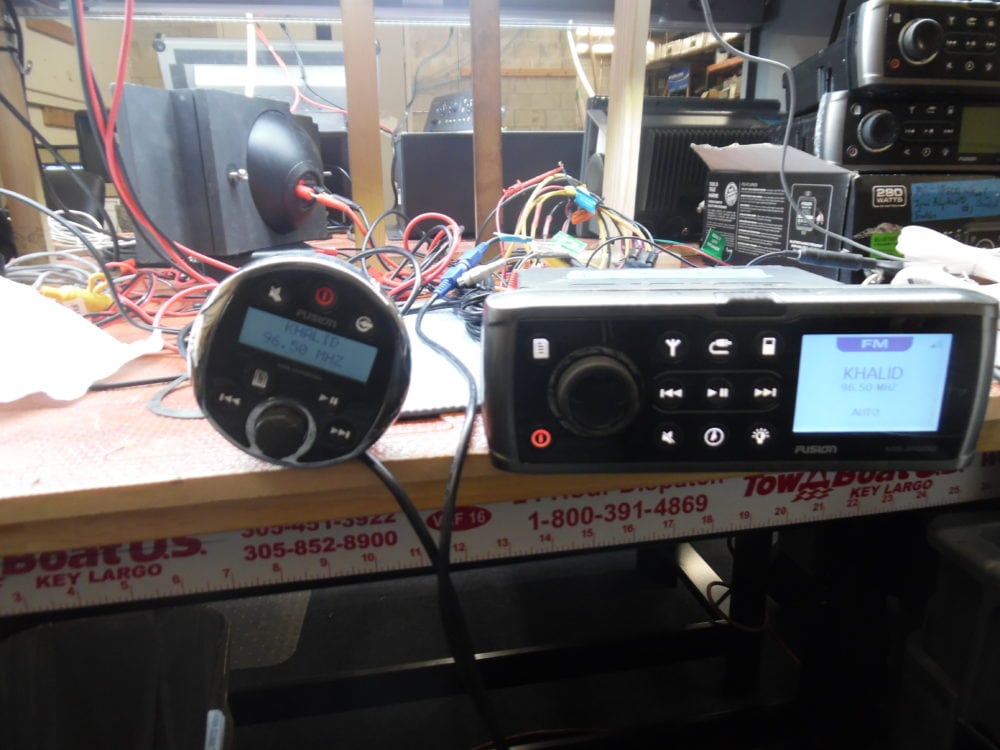 Fusion MS-WR600 Marine Wired Remote Unit w/ cable - TESTED & WORKING ...