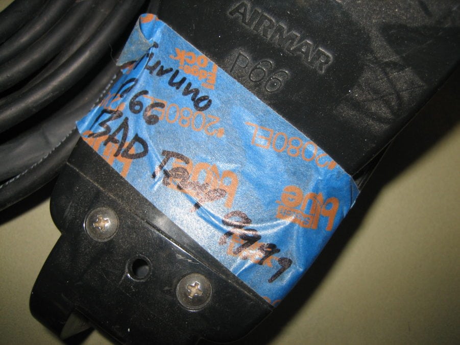Airmar P66 10F Furuno Transom Mount Transducer FCV-620 FCV-585 ETR6/10 ...