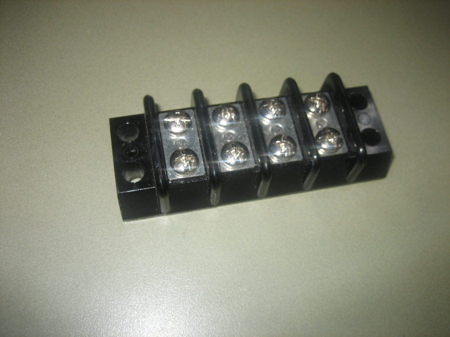 4 Positions Dual Rows Screw Terminal Junction Block Marine RV Auto ...