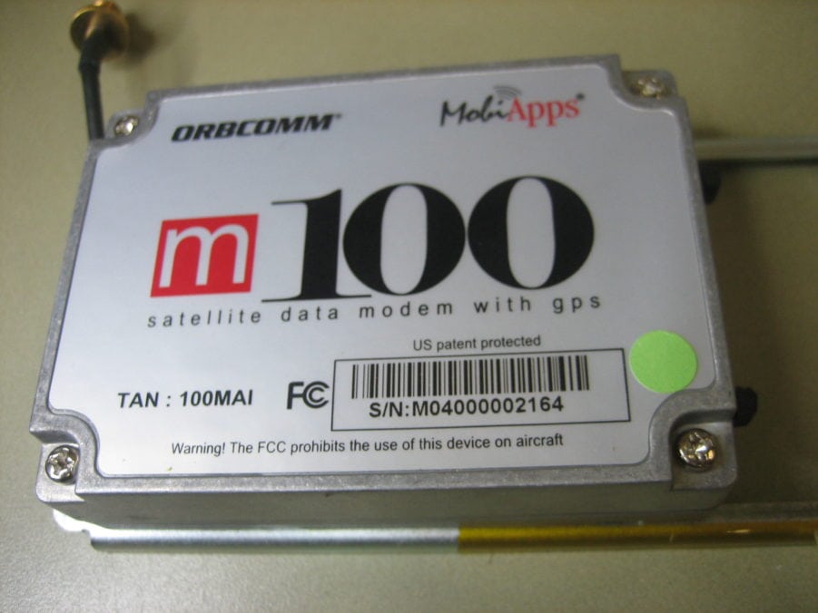 ORBCOMM MobiApps M100 Satellite Data Modem w/ GPS - Max Marine Electronics