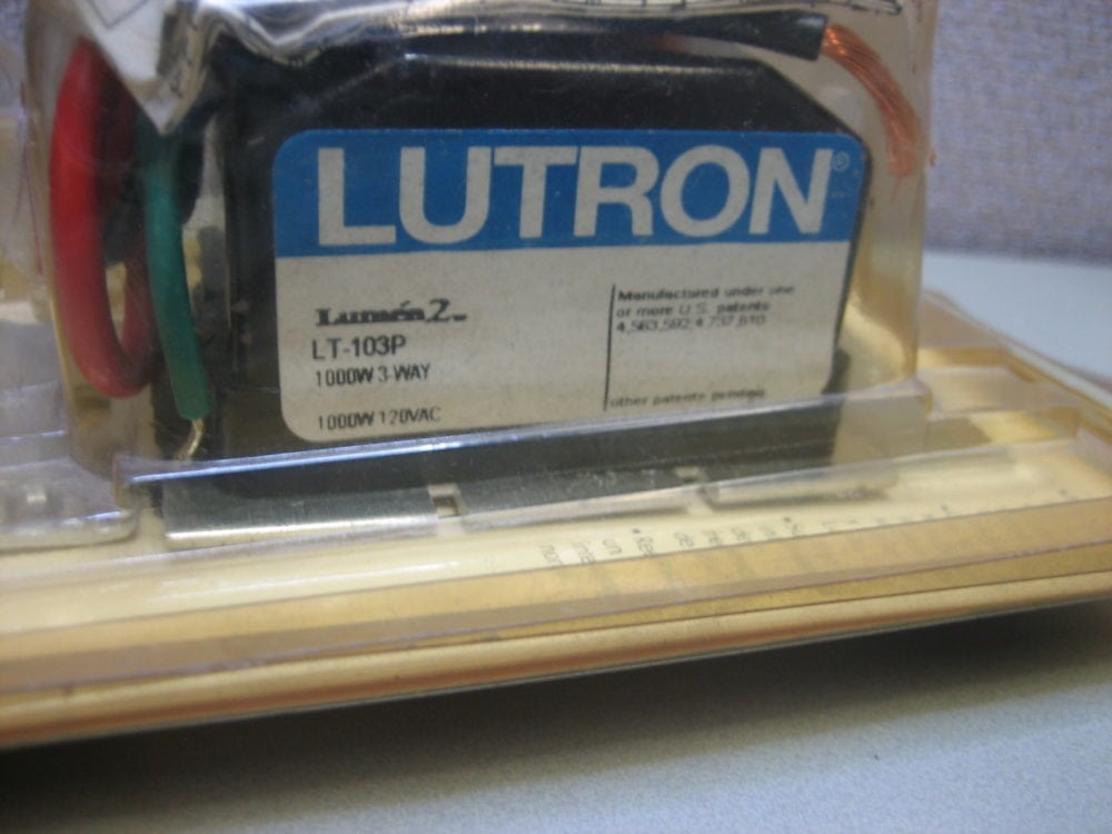 Lutron LT-103PH-BL Lumea2 Single or 3-Way Dimmer Level Switch - Max ...