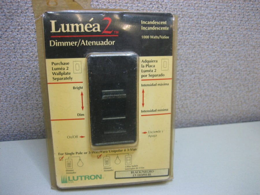Lutron LT-103PH-BL Lumea2 Single or 3-Way Dimmer Level Switch - Max ...