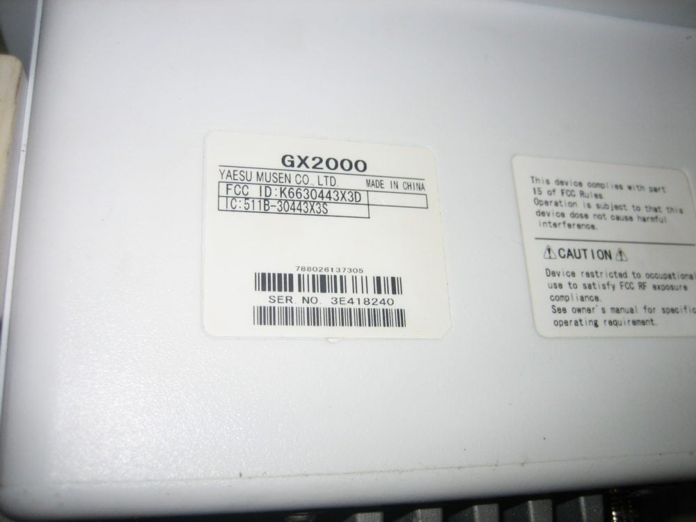 Standard Horizon GX2000 Matrix VHF Marine Radio w/ Mic - Tested - Max ...