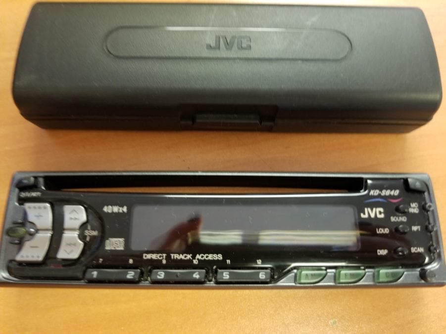 JVC KD-S640 40Wx4 BLACK CD Changer Player Face Plate w/ Case - Face ...