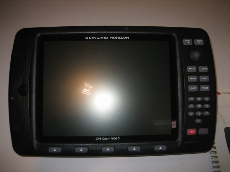 Standard Horizon CP1000 Color Chartplotter GPS DISPLAY HEAD w/ Manual ...