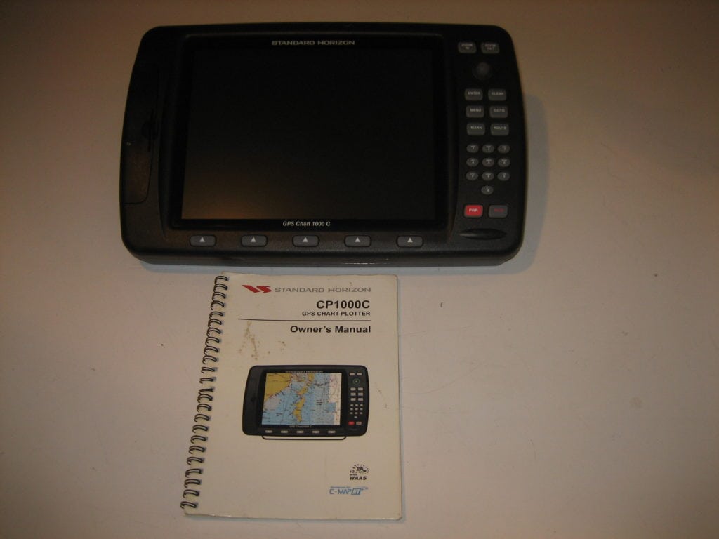 Standard Horizon CP1000 Color Chartplotter GPS DISPLAY HEAD w/ Manual ...