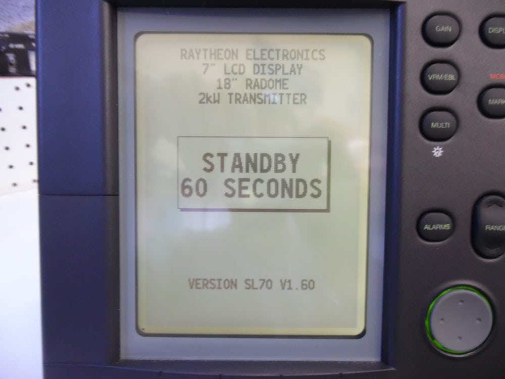 Raytheon SL70 Radar Display with Suncover - Good Condition - Fully ...