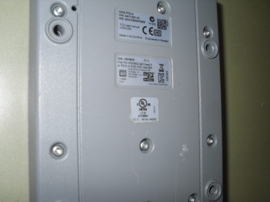 Axis Communications P7214 0417-001-01 4-Channel Video encoder - Max ...